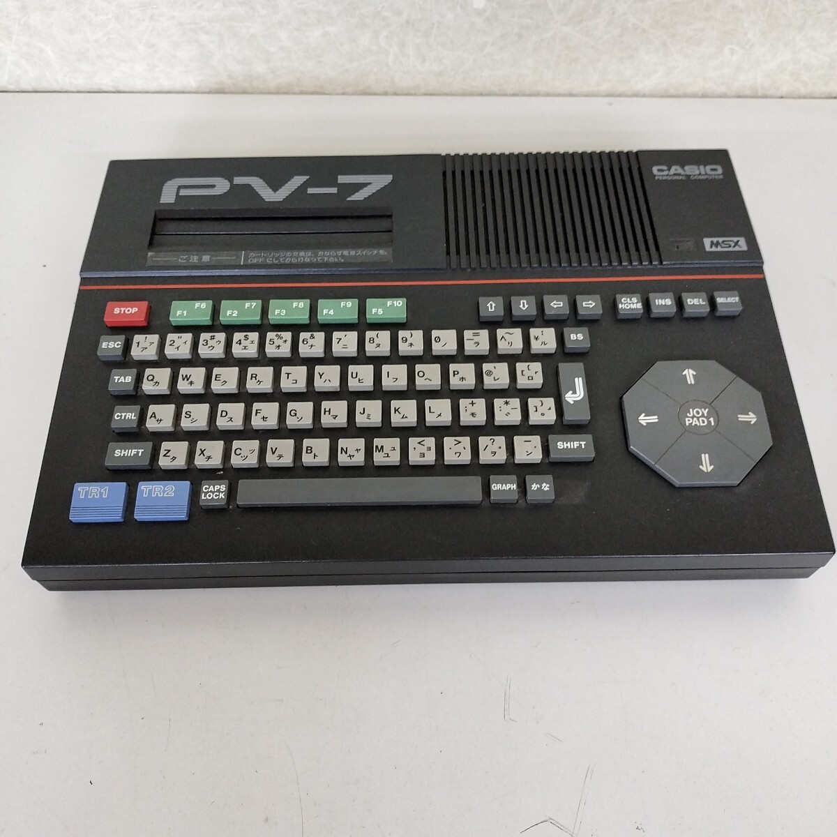 【全体的に状態が悪い】PV-7 MSX CASIO カシオ パーソナルコンピュータ personal computer レトロPC ゲーム 本体の落札情報詳細 - Yahoo!オークション落札 ...