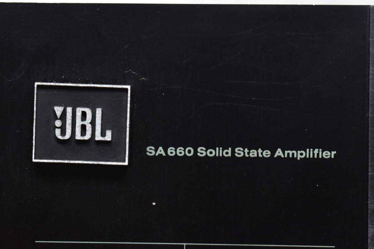 【全体的に状態が悪い】【J】JBL SA660 プリメインアンプ 3034921【送料無料!!】の落札情報詳細 - Yahoo!オークション落札価格検索 オークフリー