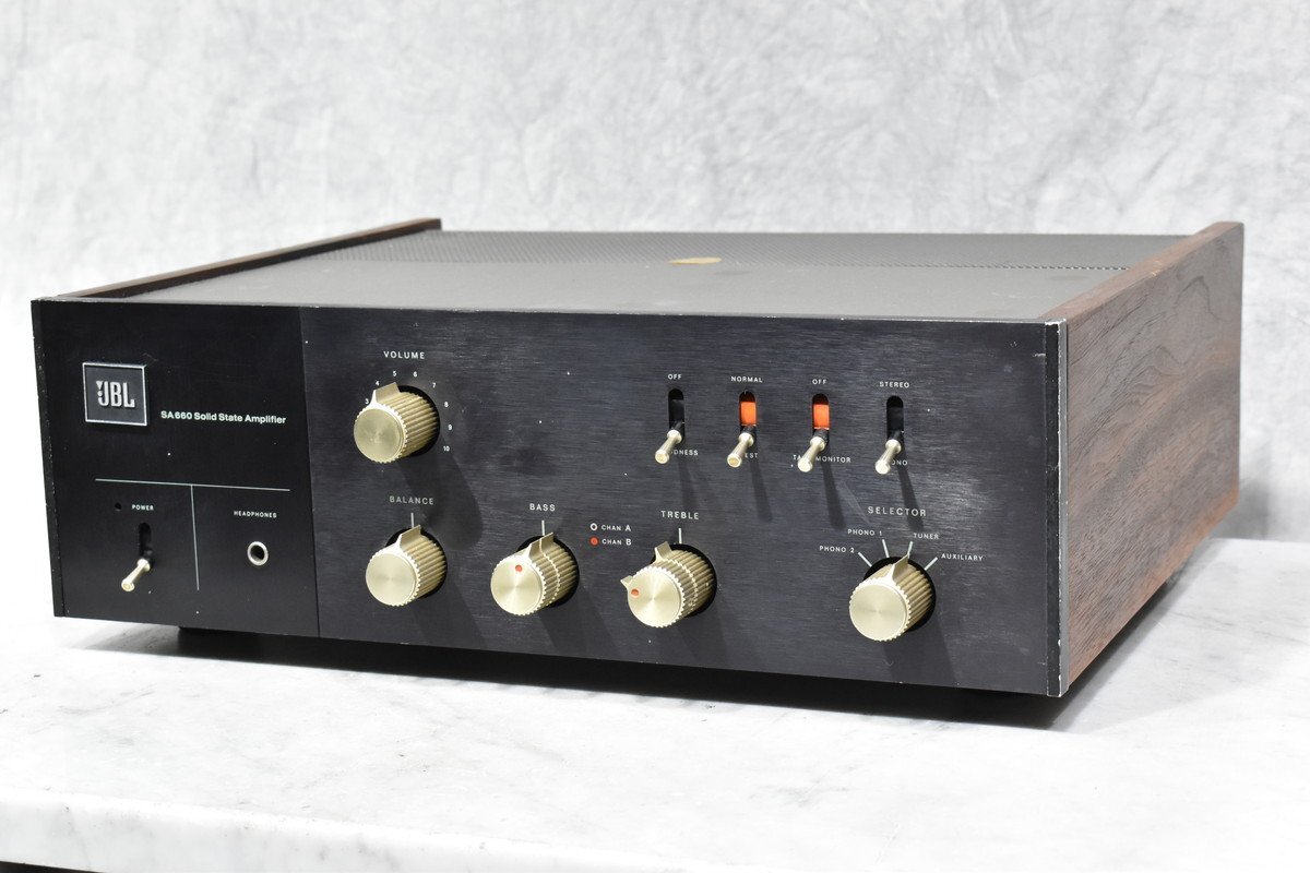 【全体的に状態が悪い】【J】JBL SA660 プリメインアンプ 3034921【送料無料!!】の落札情報詳細 - Yahoo!オークション落札価格検索 オークフリー