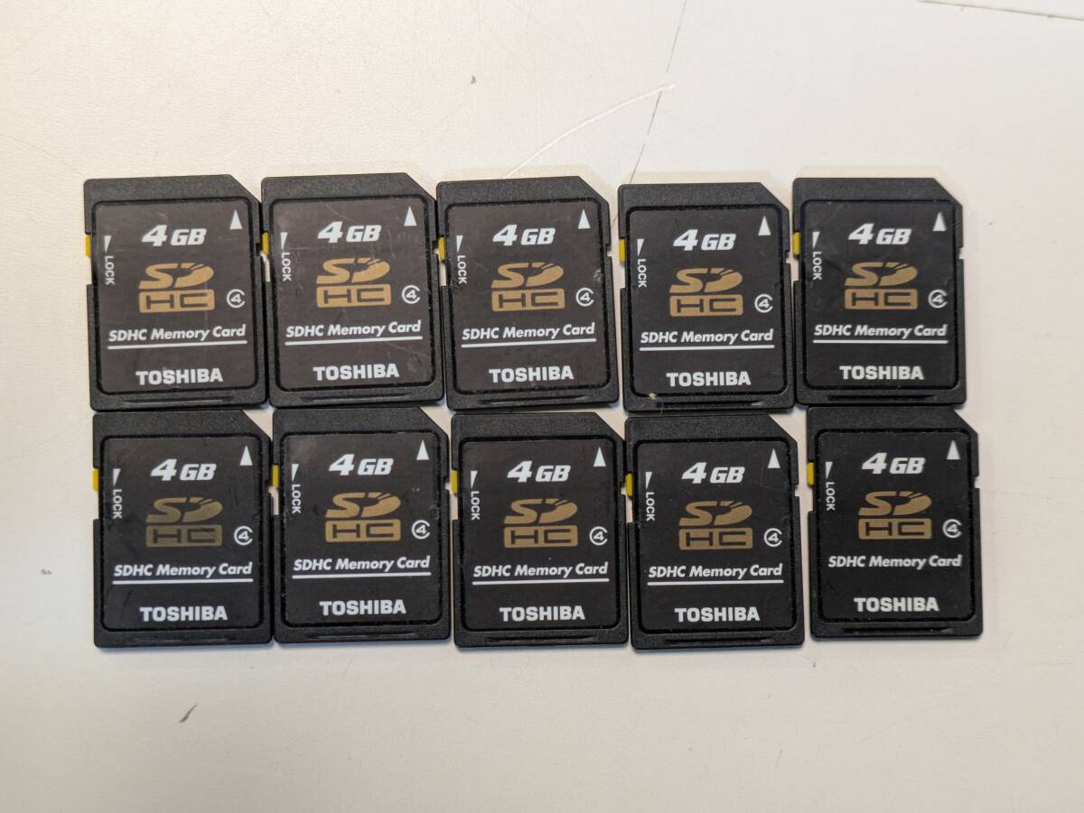 【やや傷や汚れあり】〔10枚セット〕TOSHIBA 東芝 SDカード 4GB SDHC フォーマット済みの落札情報詳細 - Yahoo!オークション落札価格検索 オークフリー