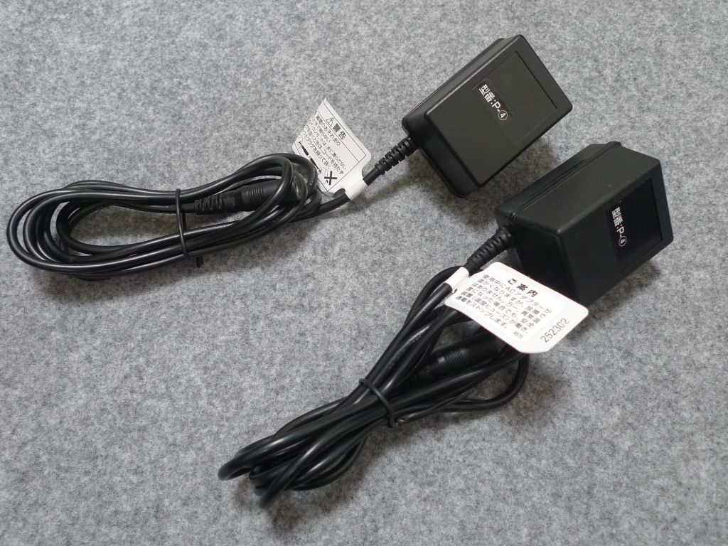 【やや傷や汚れあり】GEX ピュアクリスタル用 ACアダプタ P-4 2個セット 型番P-④ 12V/1.2Aの落札情報詳細 - Yahoo!オークション落札価格検索 オークフリー