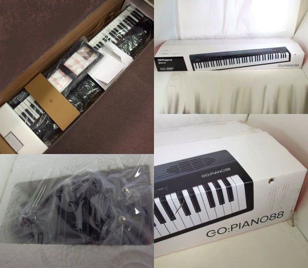 【目立った傷や汚れなし】【動作確認済/美品】Roland/ローランド GO:PIANO 88/GO-88P 電子ピアノ/キーボード 軽量ボディ 88鍵盤 2023年製 元箱付き/佐川200 ...