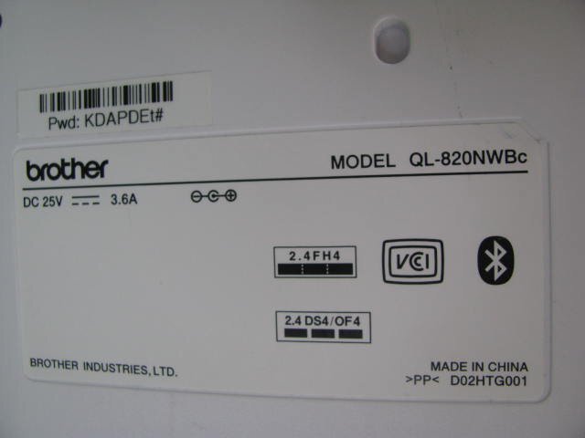 【傷や汚れあり】KA7271/ラベルプリンター 2個/brother QL-720,QL-820NWBcの落札情報詳細 - Yahoo!オークション落札価格検索 オークフリー