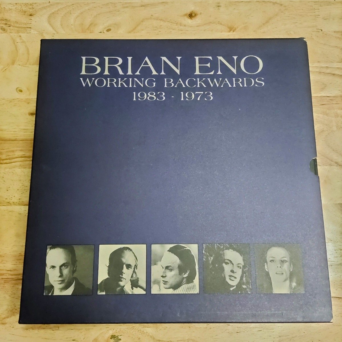 【目立った傷や汚れなし】LP 即決 ブライアン・イーノ アンビエント全集 BRIAN ENO/WORKING BACKWARDS 1983 ...