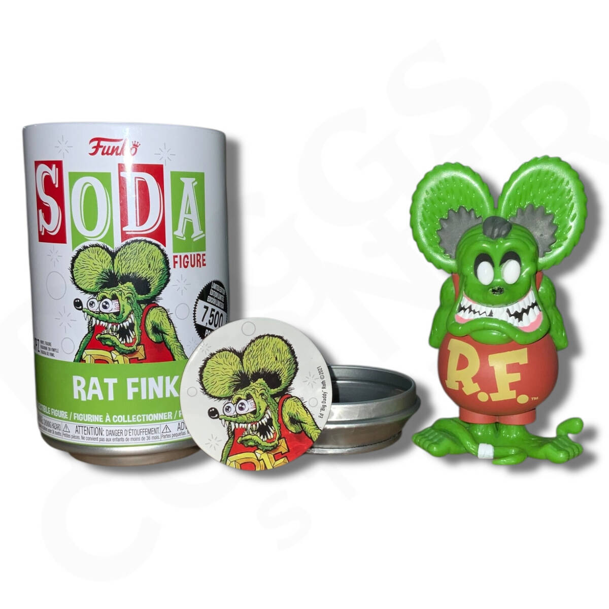 【やや傷や汚れあり】Funko Vinyl Soda: Rat Fink - GREEN - Limited Edition Can ...