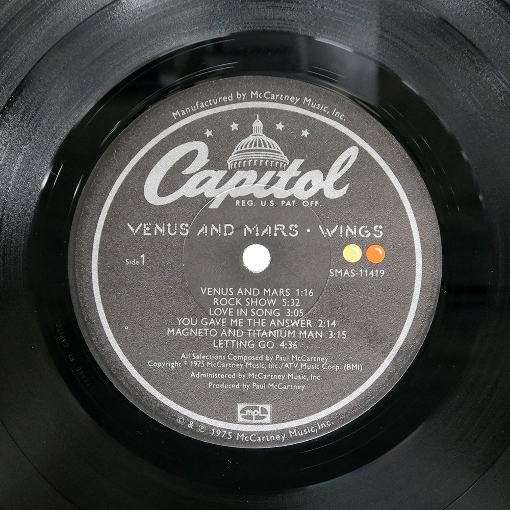 【傷や汚れあり】WINGS/VENUS AND MARS/CAPITOL EPS80236 LPの落札情報詳細 - Yahoo!オークション落札価格検索 オークフリー