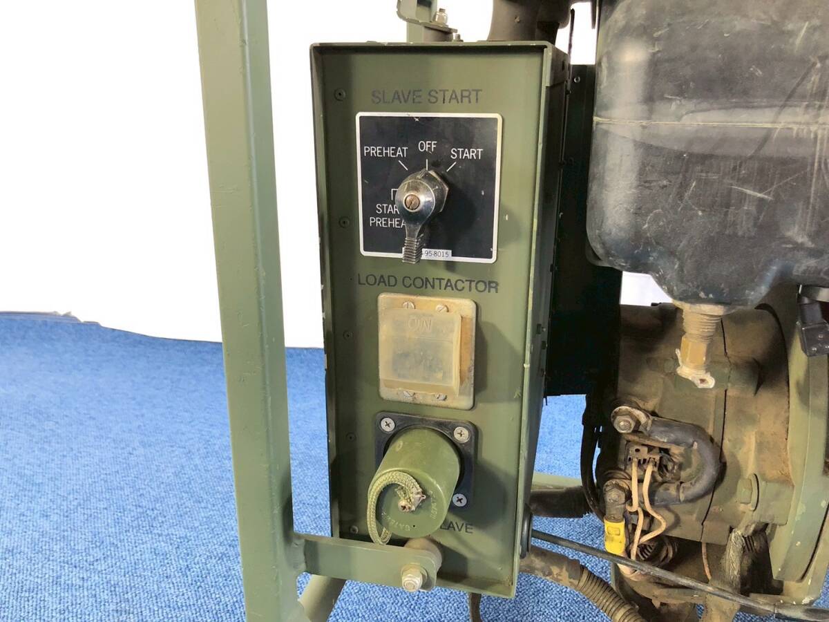 【傷や汚れあり】【米軍放出品】DEWEY 発電機 2KW ジェネレーター ヤンマーディーゼルエンジン MEP-501A 軍用発電機 ミリタリー ...