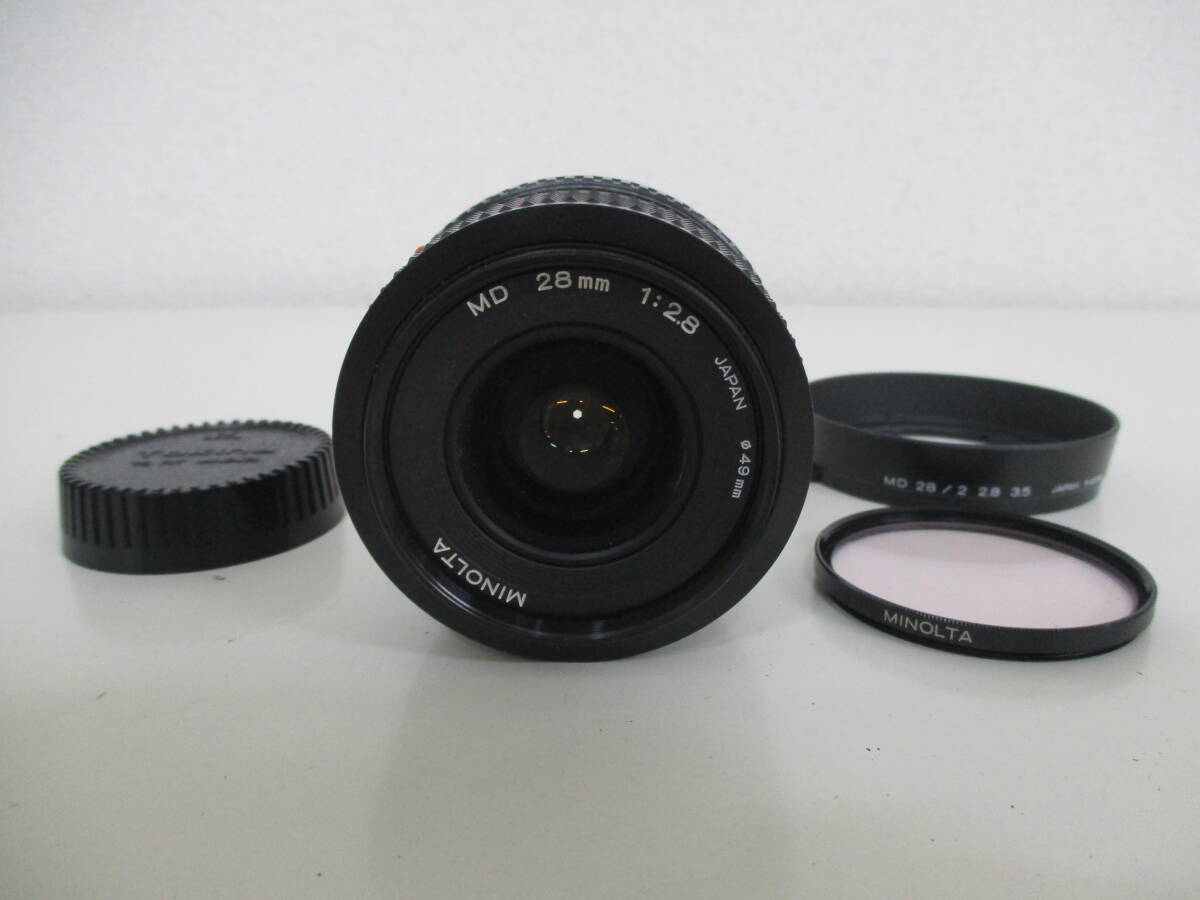 【傷や汚れあり】中古 レンズ MINOLTA ミノルタ MD 28mm 1:2.8 ※動作未確認 ／済ぬの落札情報詳細 - Yahoo!オークション落札価格検索 オークフリー