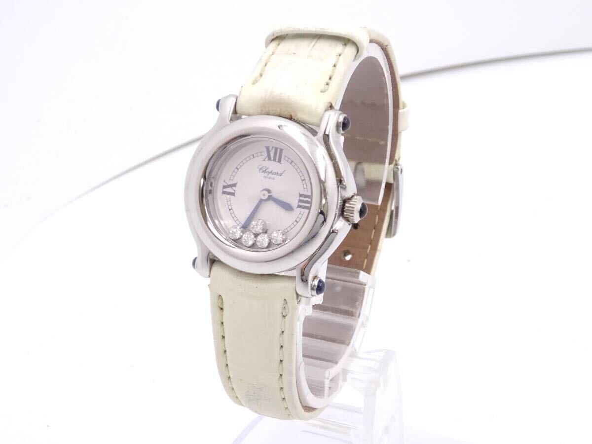 【やや傷や汚れあり】〇2475 Chopard ハッピースポーツ 27/8245-23 5Pダイヤ クオーツ レディース 腕時計の落札情報詳細 - Yahoo!オークション落札価格検索 オークフリー