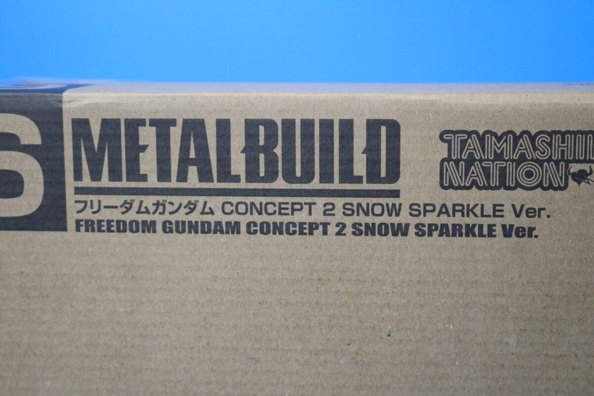 【未使用】29-40 [未開封]METAL BUILD フリーダムガンダム CONCEPT 2 SNOW SPARKLE Ver. 機動戦士ガンダムSEED TAMASHII NATION ...