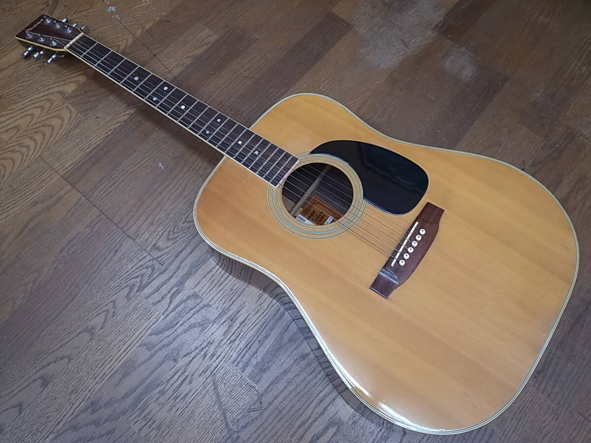 【全体的に状態が悪い】ジャンク1970年代ZEN-ON RW-300全音アコースティックギター国産アコギ/フォークギターMade in ...