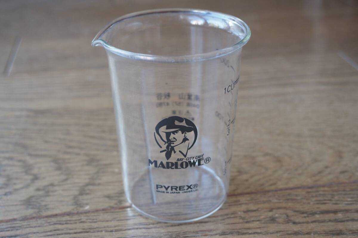 【傷や汚れあり】MARLOWE マーロウ PYREX製 口付き 初代 ビーカーの落札情報詳細 - Yahoo!オークション落札価格検索 オークフリー