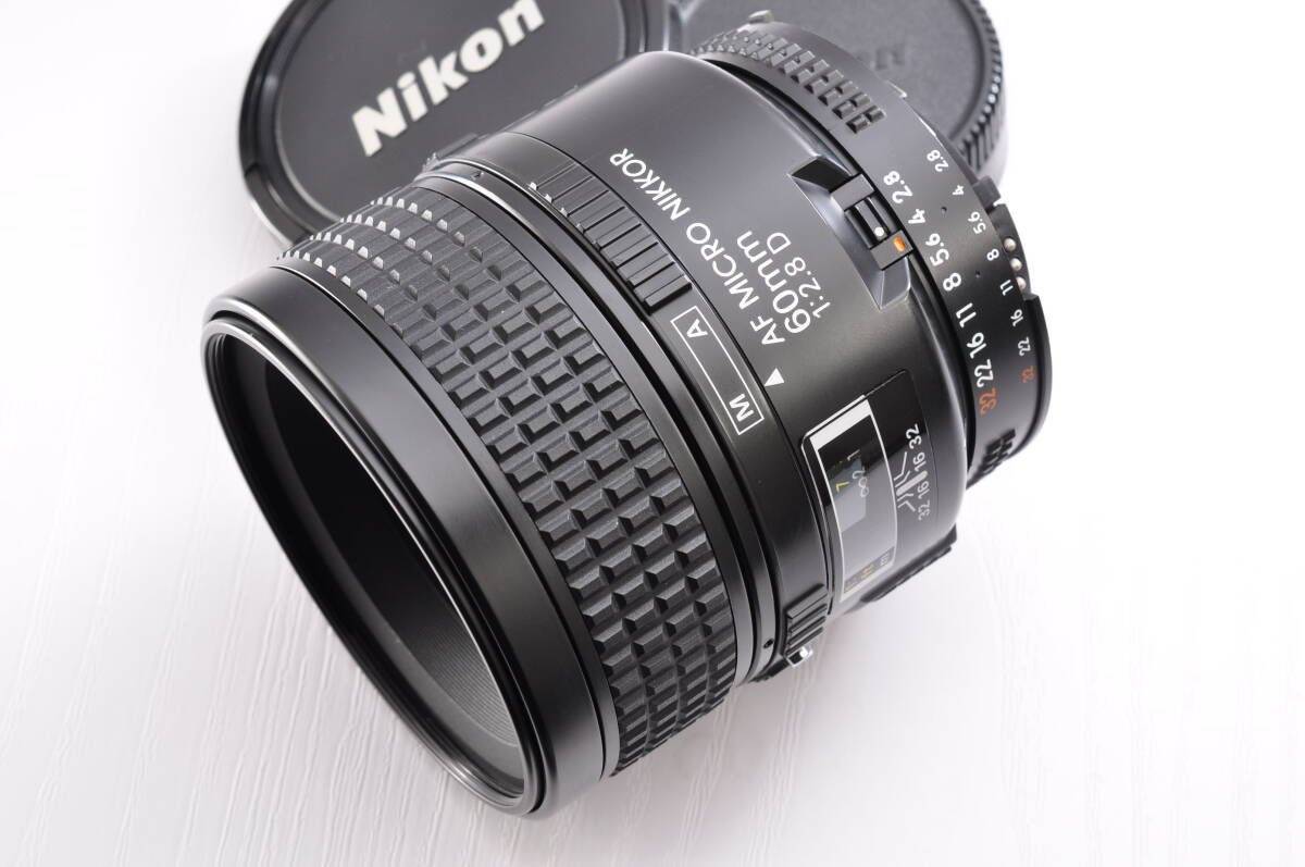 【目立った傷や汚れなし】Nikon AF MICRO NIKKOR 60mm F2.8 D 60/1:2.8 D ニコン Ai AF マイクロ ...