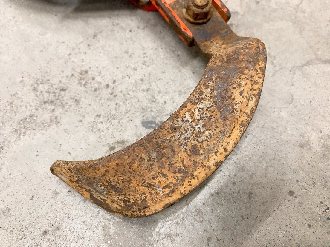 【傷や汚れあり】中古 耕うん機 爪 直径約260mm 耕運機 耕耘機 管理機 つめ ツメ 耕うん爪 耕運爪 替え刃 部品 パーツ 引取歓迎 ...