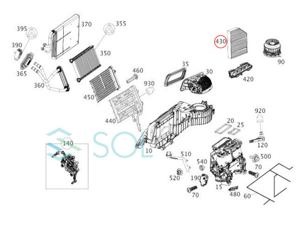 【未使用】ベンツ W213 エアコンフィルター 内気用 + 外気用 2点セット E200 E220d E400 E43 E63 2058350147 1668300218 出荷締切18時の落札 ...