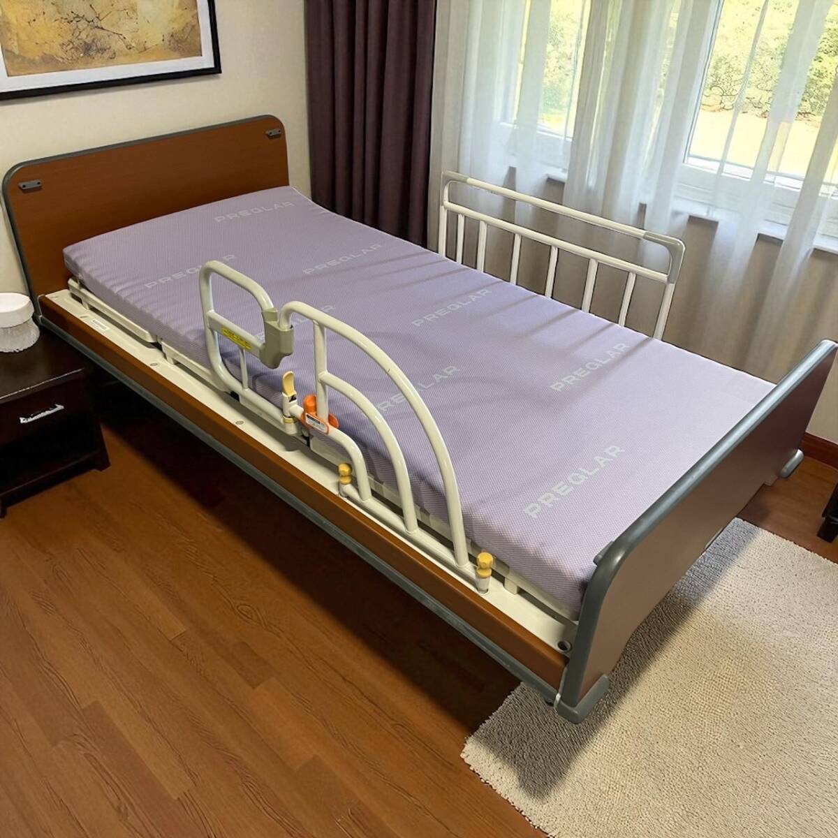 【傷や汚れあり】⑦パラマウントベッド プレグラーマットレス 手動 シングルベッド マットレス 介護用ベッド 3K01434300A2 KE-551の落札情報詳細 - Yahoo!オークション ...