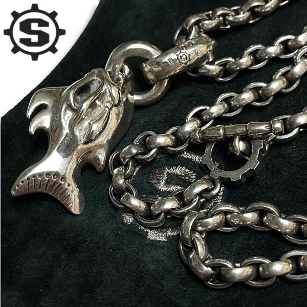 【目立った傷や汚れなし】★ 激レア 廃盤品 正規品 STARLINGEAR スターリングギア Piranha W Hoop Pendant ...