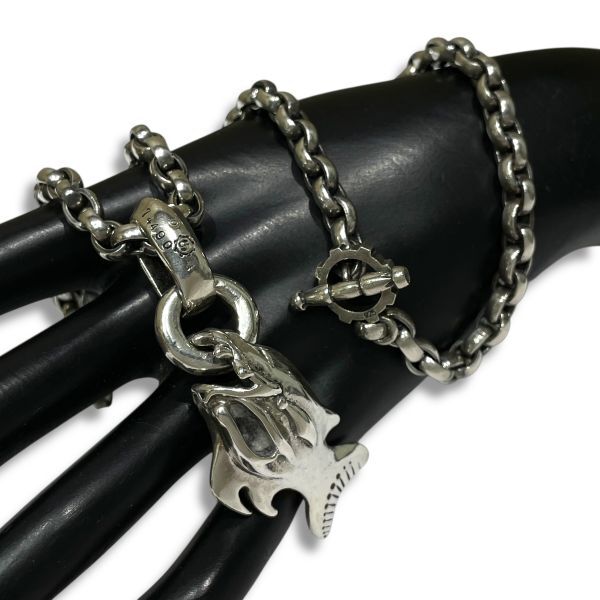 【目立った傷や汚れなし】★ 激レア 廃盤品 正規品 STARLINGEAR スターリングギア Piranha W Hoop Pendant ...
