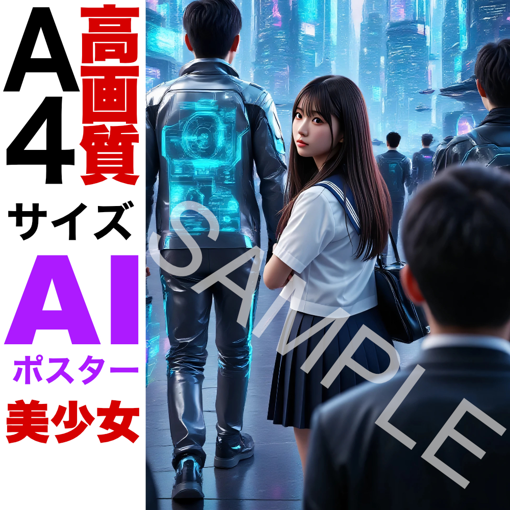 【未使用】A222 A4ポスター AI美女 アートポスター コスプレ 制服 美少女 彼女 セーラー服 JK ミニスカート サイバー フューチャー 近未来 の落札情報詳細 - Yahoo ...