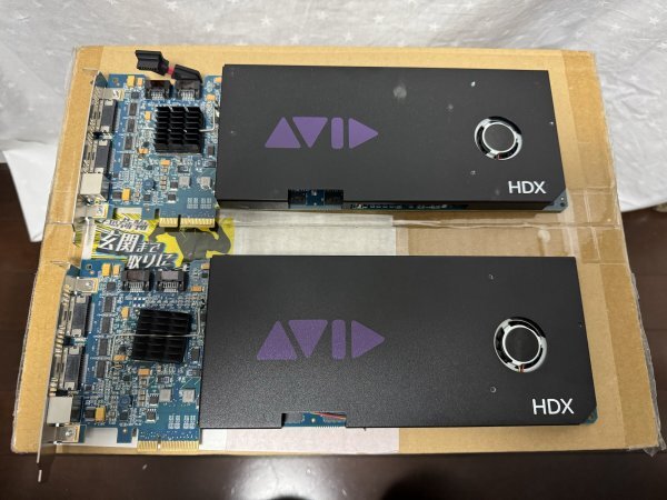 【目立った傷や汚れなし】Avid Pro Tools HDX CARD 正常動作品 HD Ultimateユース必見 現行品 補助ケーブル付属 ...