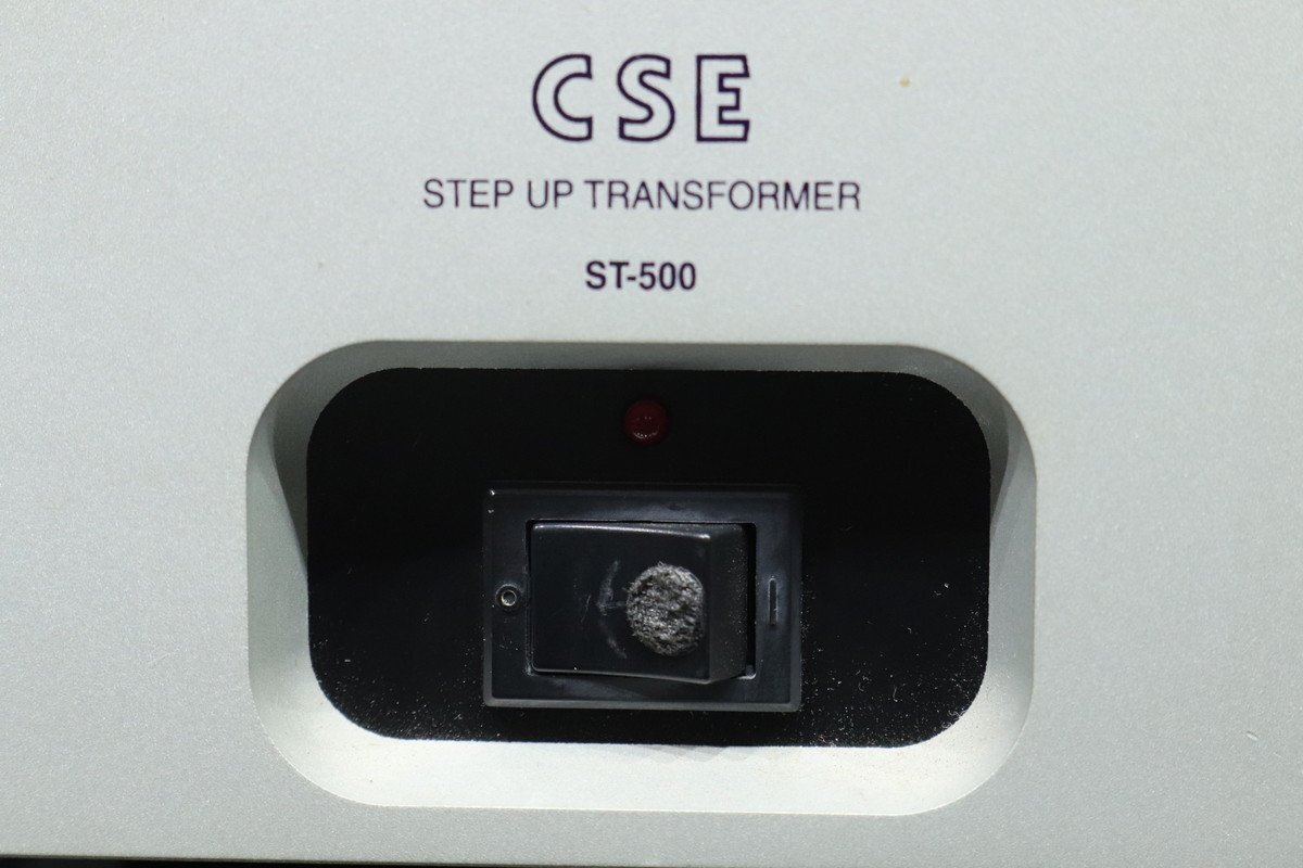 【傷や汚れあり】【C】CSE ST-500 ステップアップトランス シーエスイー 3130176の落札情報詳細 - Yahoo!オークション ...