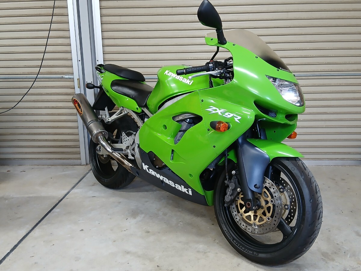 【やや傷や汚れあり】古河市発 カワサキ ZX-9R ZX900B 書類カギOK! H6年車 Ninja ユメタマ 6R 10R 12R ...