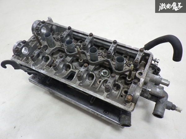 【やや傷や汚れあり】実動外し 純正 AE101 レビン トレノ 4AG 4A-G 5バルブ 20バルブ エンジン シリンダー ヘッド カムキャップ付 AE92 AE111 AE86 棚23-4 ...