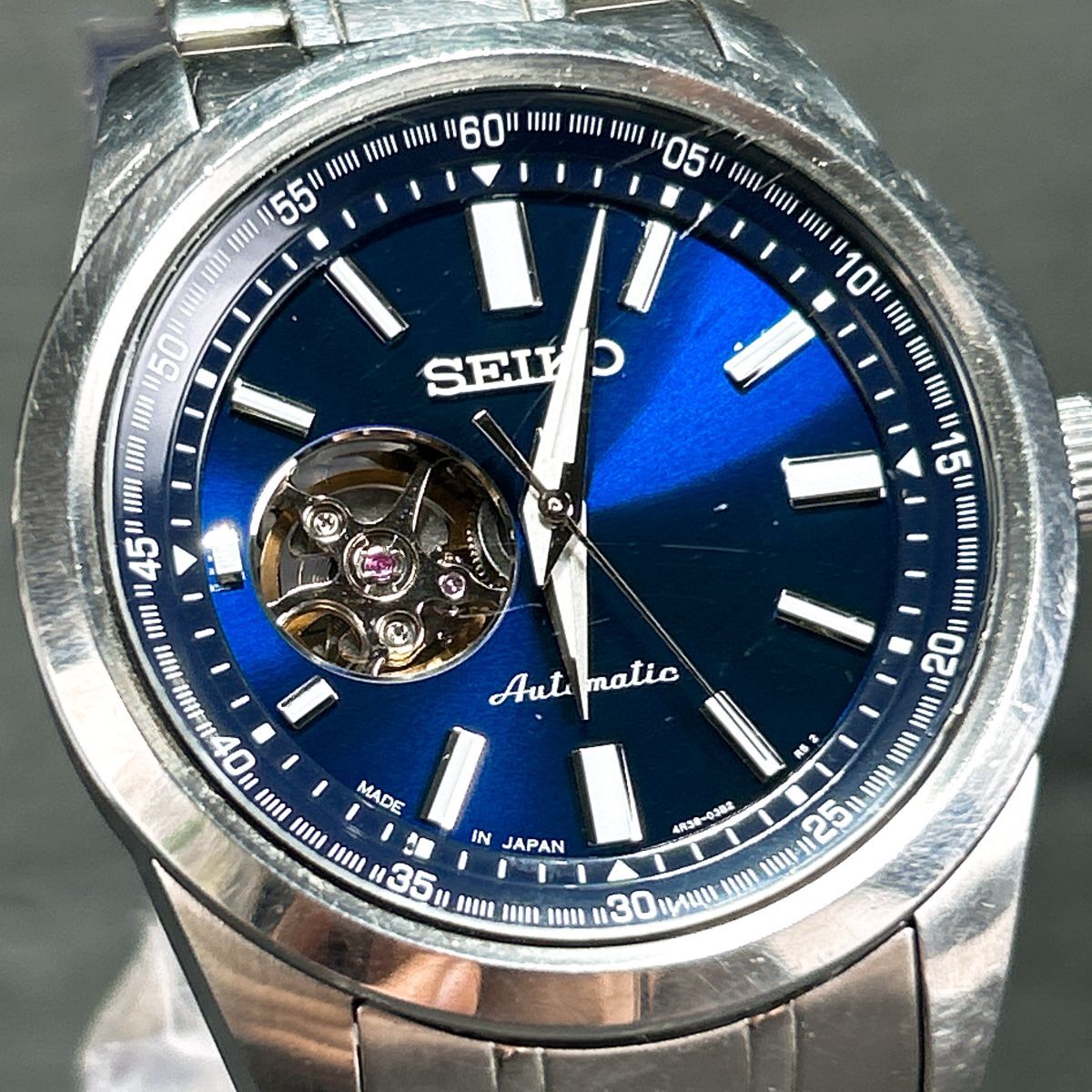【目立った傷や汚れなし】美品 SEIKO SELECTION セイコー セレクション SCVE051 腕時計 自動巻き アナログ メカニカル ...