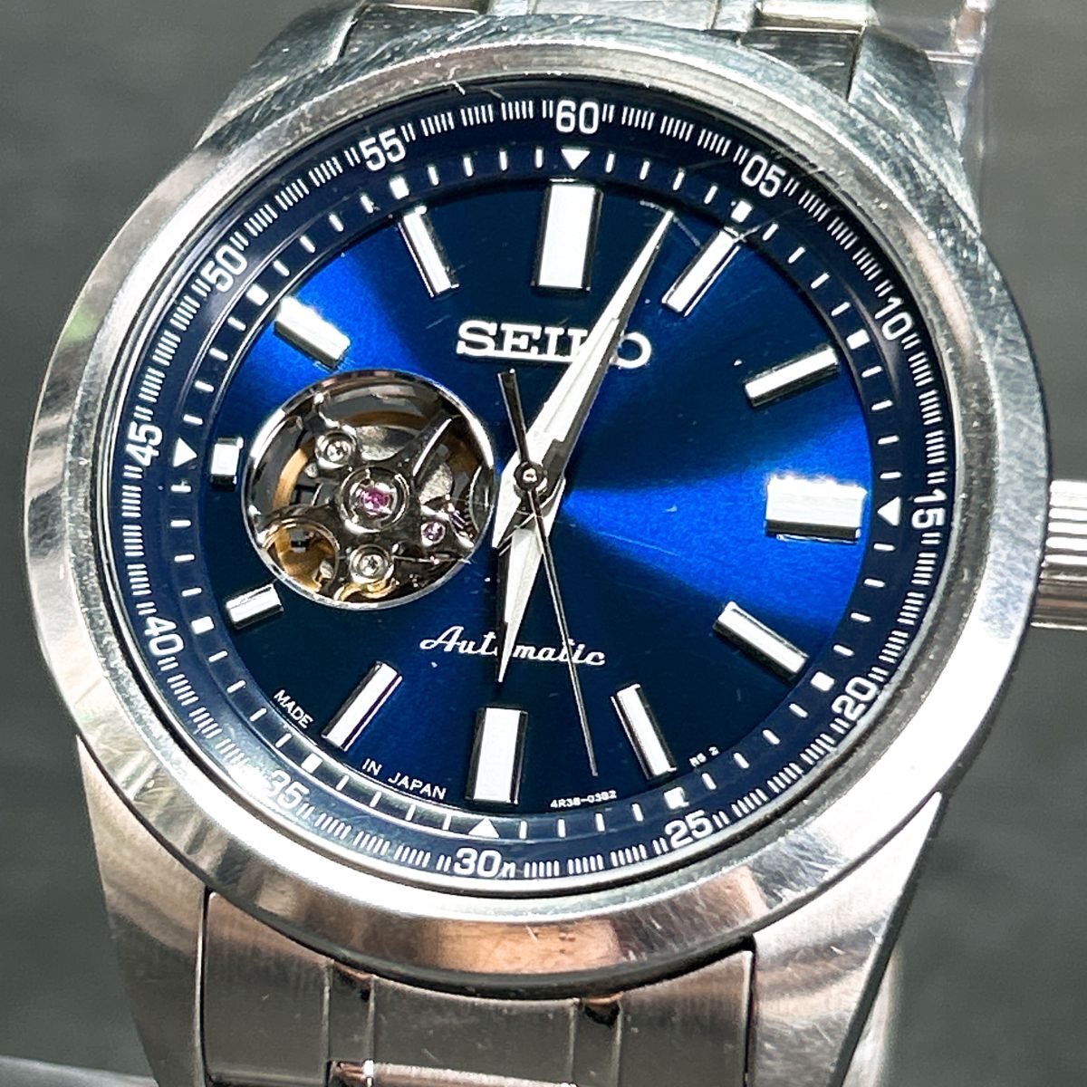 【目立った傷や汚れなし】美品 SEIKO SELECTION セイコー セレクション SCVE051 腕時計 自動巻き アナログ メカニカル ...