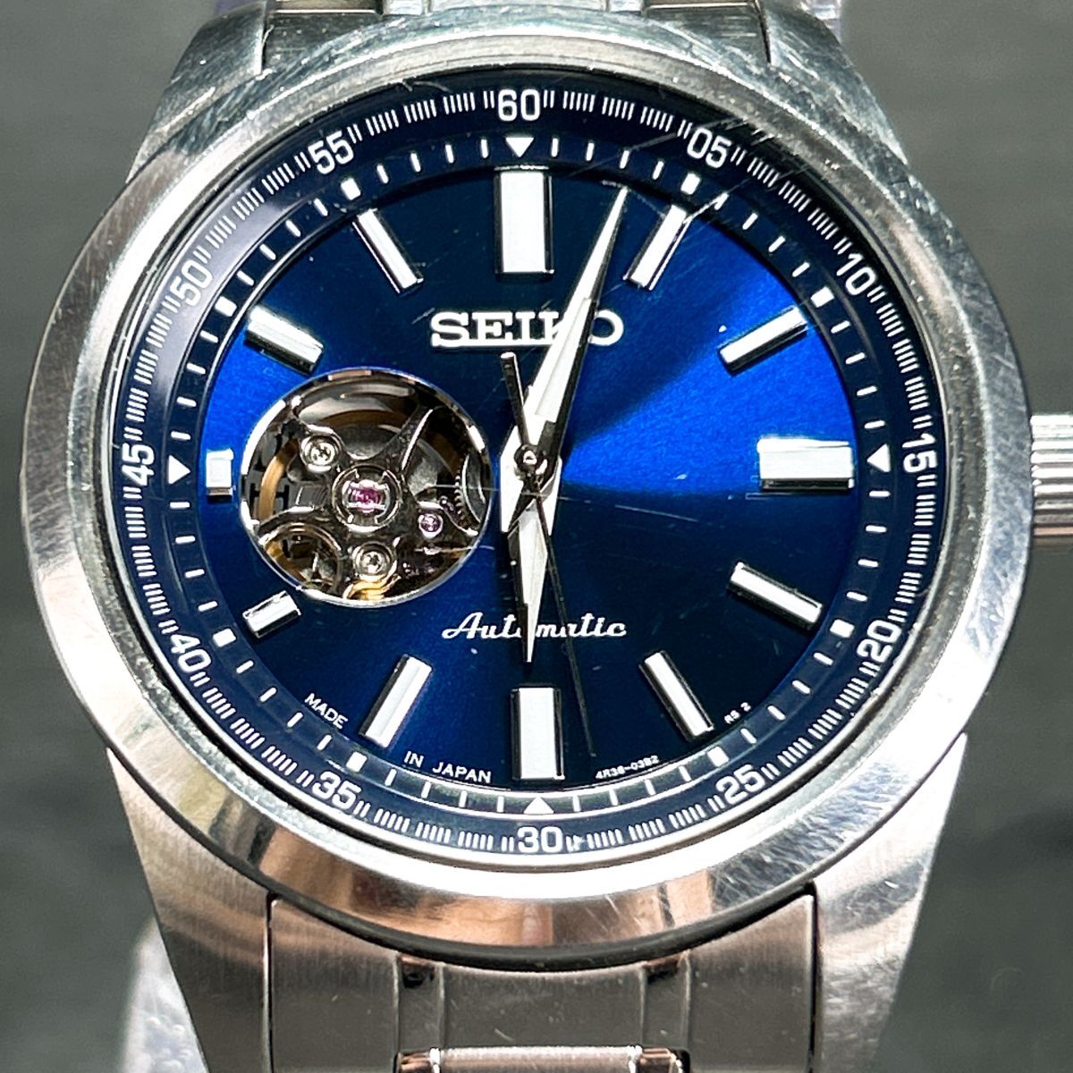 【目立った傷や汚れなし】美品 SEIKO SELECTION セイコー セレクション SCVE051 腕時計 自動巻き アナログ メカニカル ...