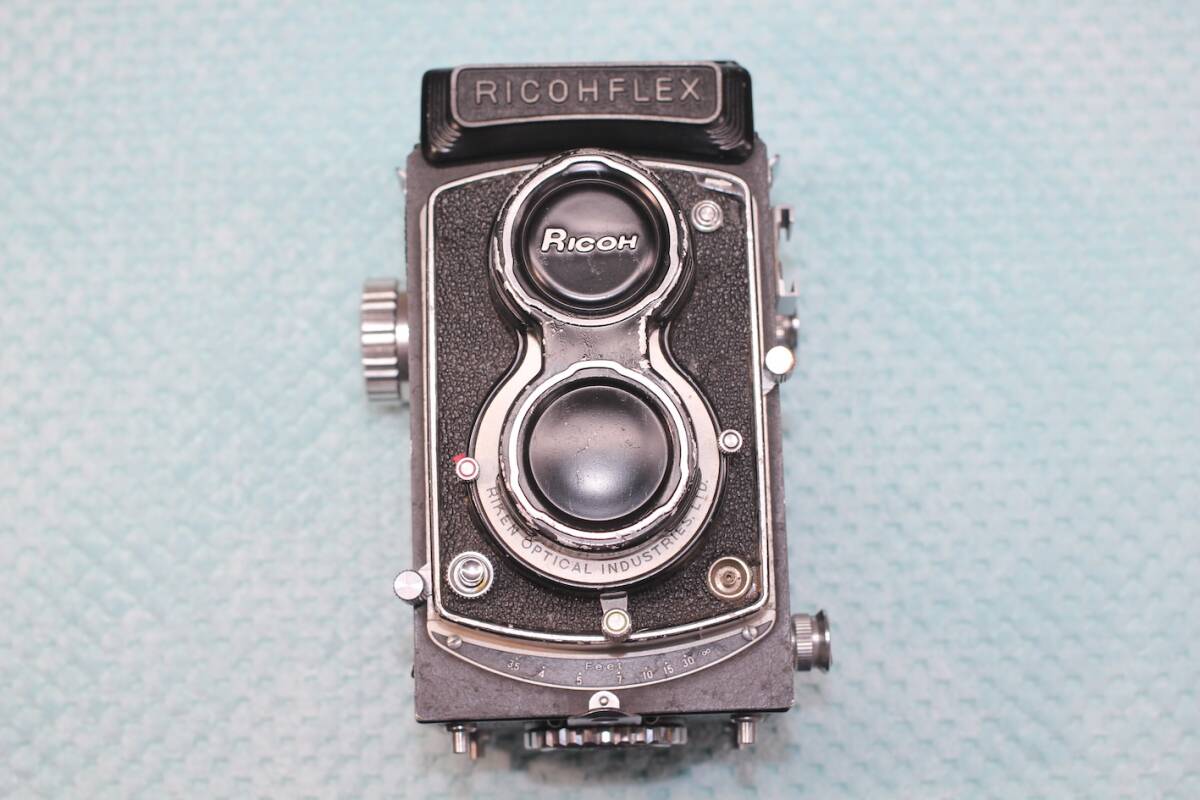 【傷や汚れあり】 A RICOH 希少色 レア Super Ricohflex 二眼レフカメラ シャッターOK ゴールド ケース リコーの落札 ...