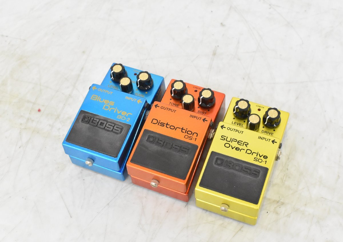【傷や汚れあり】【 C 】4171 BOSS BD-1/SD-1/DS-1 50YEAR ANNIVERSARY エフェクター 3点セット ...