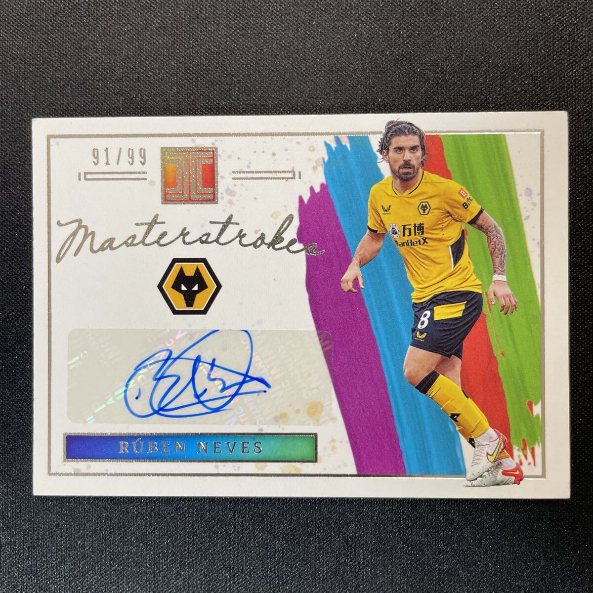 【目立った傷や汚れなし】2021-22 Panini Revolution EPL Trincao Auto Wolverhampton ...