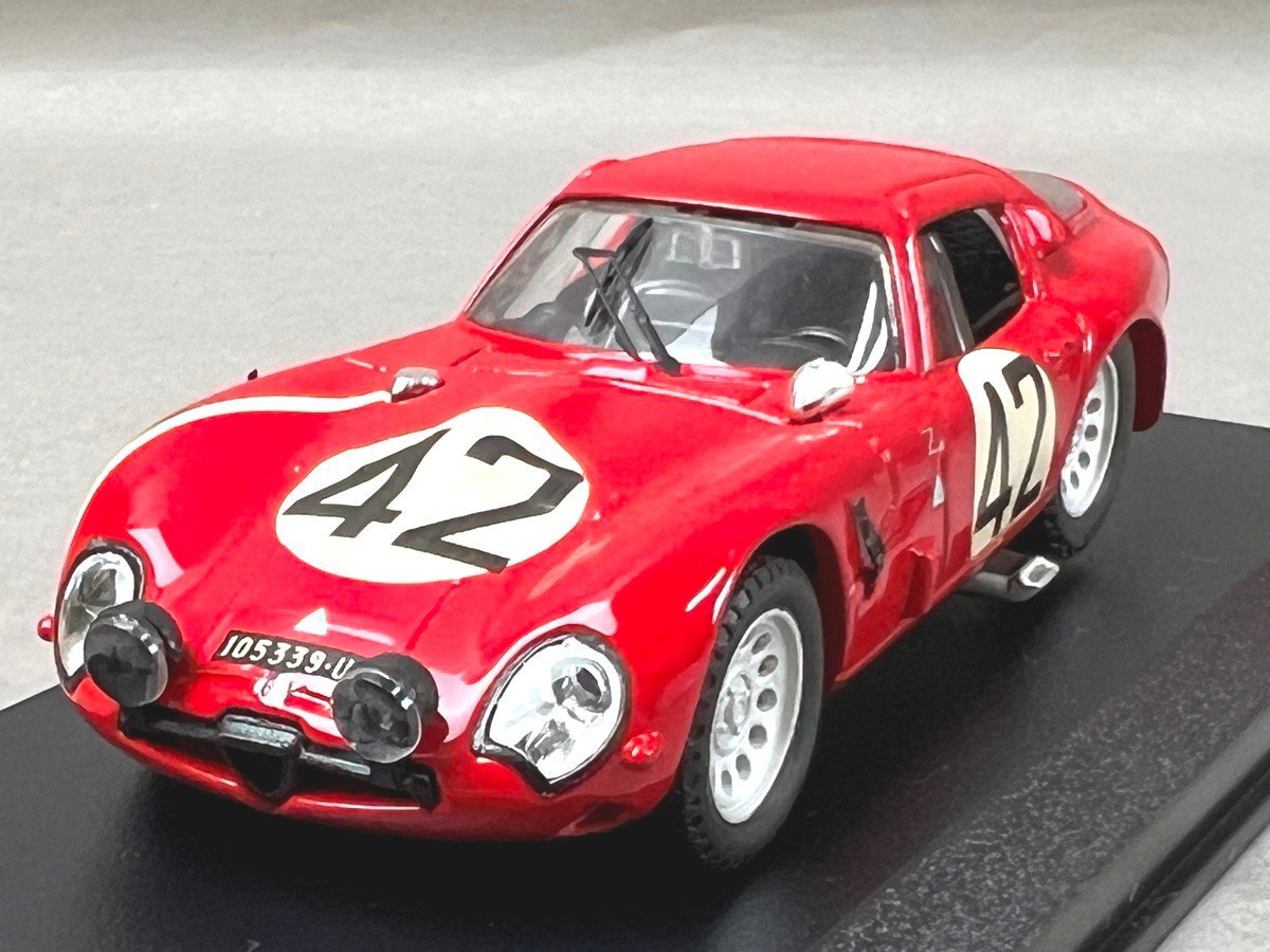 【やや傷や汚れあり】BEST MODEL ベストモデル 1/43 Alfa Romeo アルファロメオ TZ2 Le Mans ルマン ...