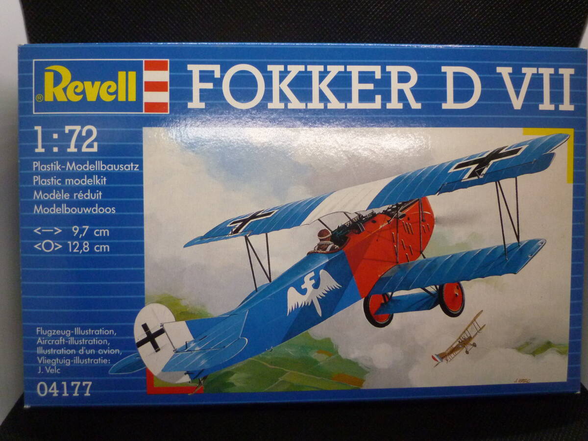 【未使用に近い】中古 未組立て プラモデル プラモ 04194 Revell レベル 1/72 FOKKER D VII ドイツ フォッカーD ...