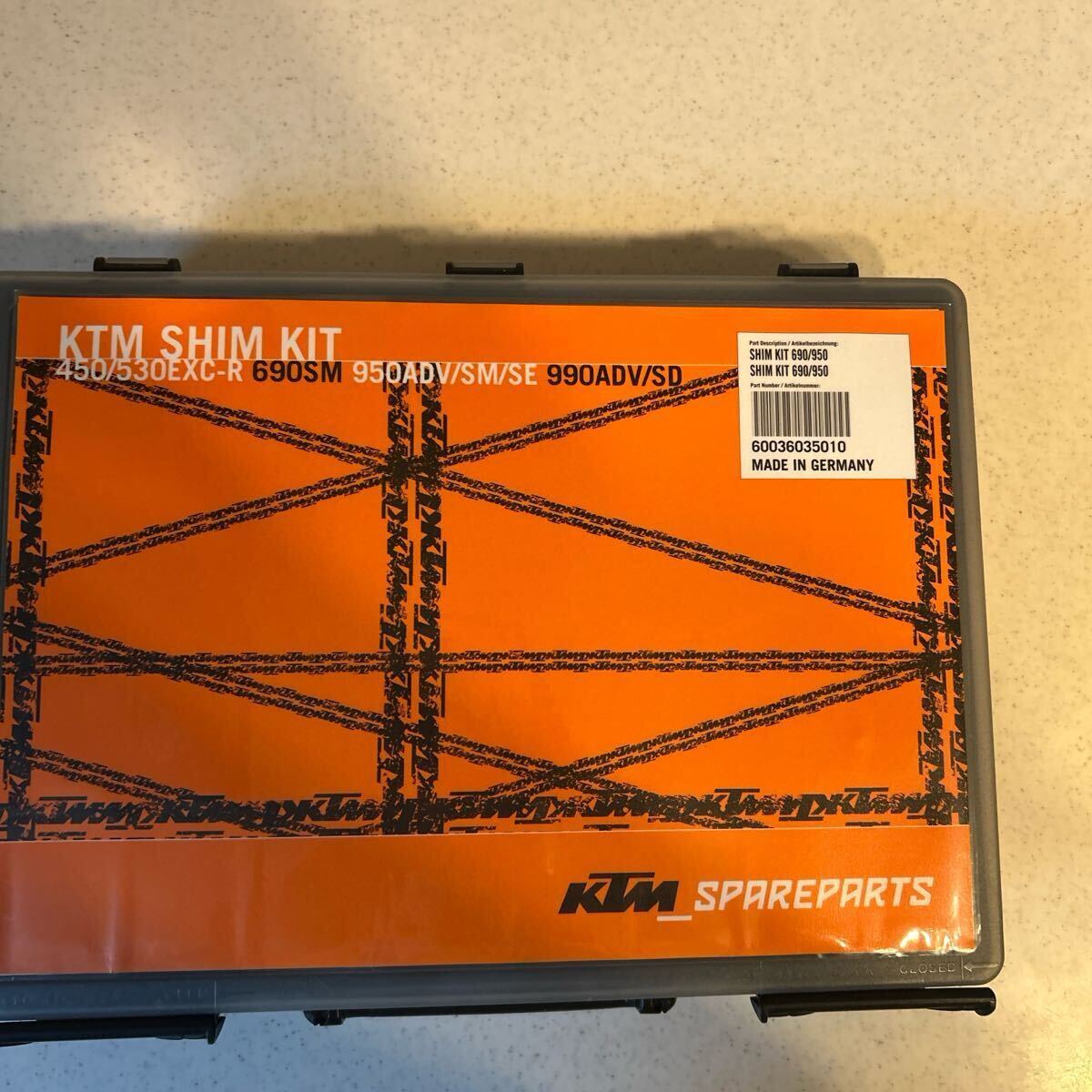 【目立った傷や汚れなし】KTM SHIM KIT シムセット KTM690SM 950アドバンス 450/530EXC-R等の落札情報詳細 ...