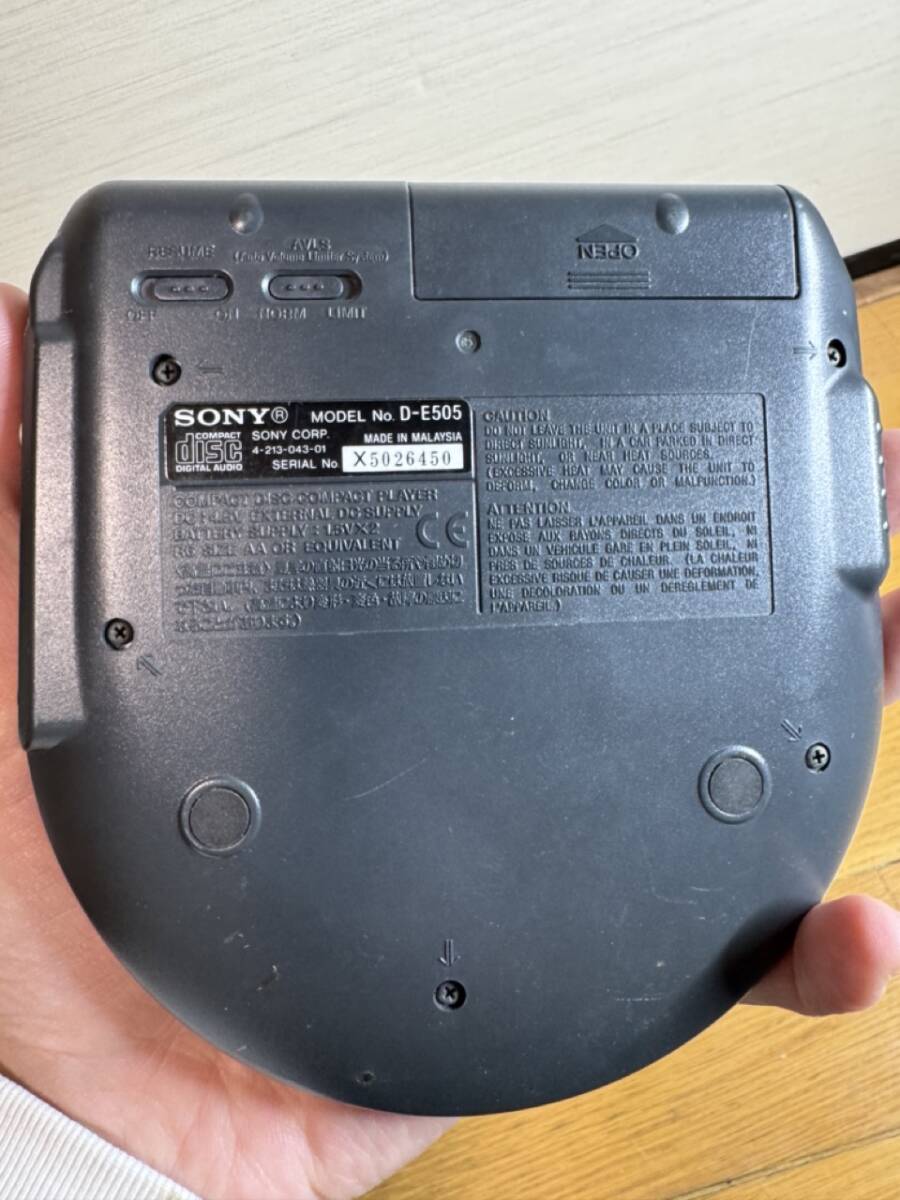 【やや傷や汚れあり】Sony CD Walkman Compact Player D-E505の落札情報詳細 - Yahoo!オークション落札 ...