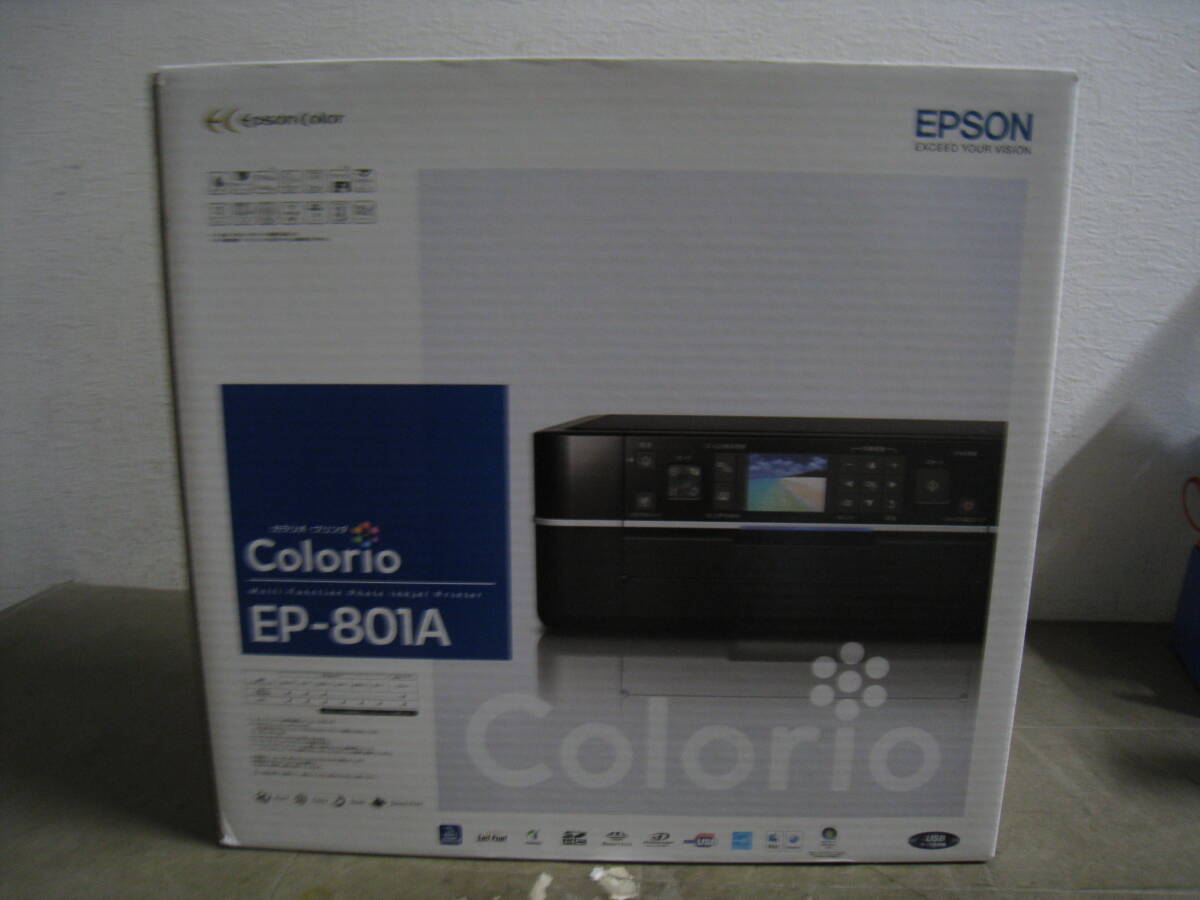 【未使用】「I7B」新品 未使用 EPSON エプソン Colorio カラリオ EP-801A インクジェットプリンター 複合機の落札情報 ...