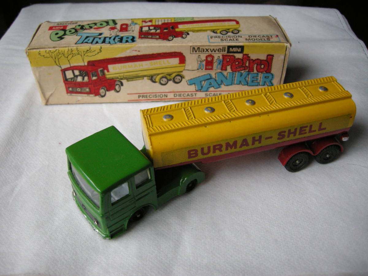 【インド製ミニカー Maxwell 568 petro Tanker BURMAH-SHELL シェルタンカー】の落札情報詳細 - ヤフオク ...