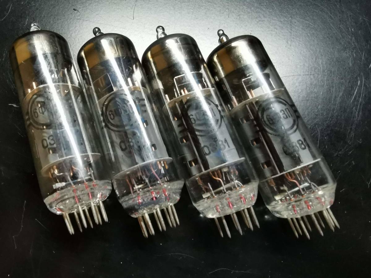 【新品】【6BM8互換 お得な4本セット】Svetlana スヴェトラーナ 6F3P/6Ф3П メッキピン 未使用 4本セット 真空管の落札 ...