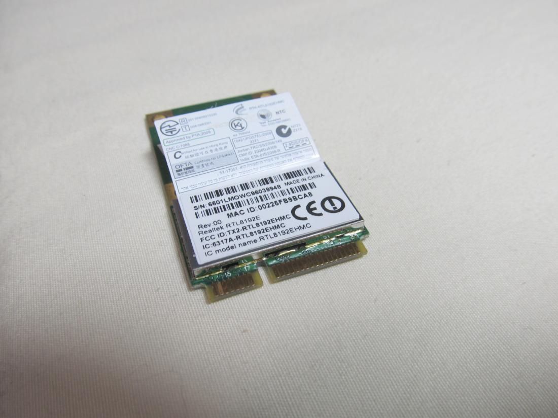 無線LANカード Realtek RTL8192E 東芝 dynabook EX/33 の落札情報詳細 - ヤフオク落札価格検索 オークフリー