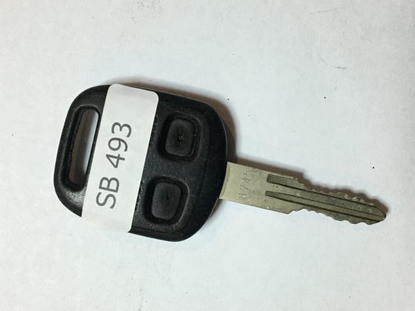 【中古】SB 493ジャンク品 送180円 スバル 純正 キーレス リモコン プレオ サンバー フォレスター レガシー B4 BH5等 2Bの ...