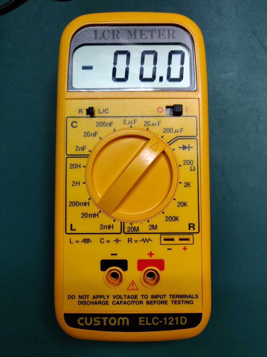 Custom カスタム LCRメーター LCR Meter ELC-121Dの落札情報詳細 - Yahoo!オークション落札価格検索 オークフリー