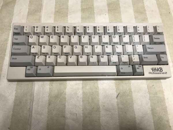 L-036 USBキーボード PFU Happy Hacking Keyboard Professional2 白 英語配列 UNIX配列 PD-KB400W の落札情報詳細 - ヤフオク落札 ...