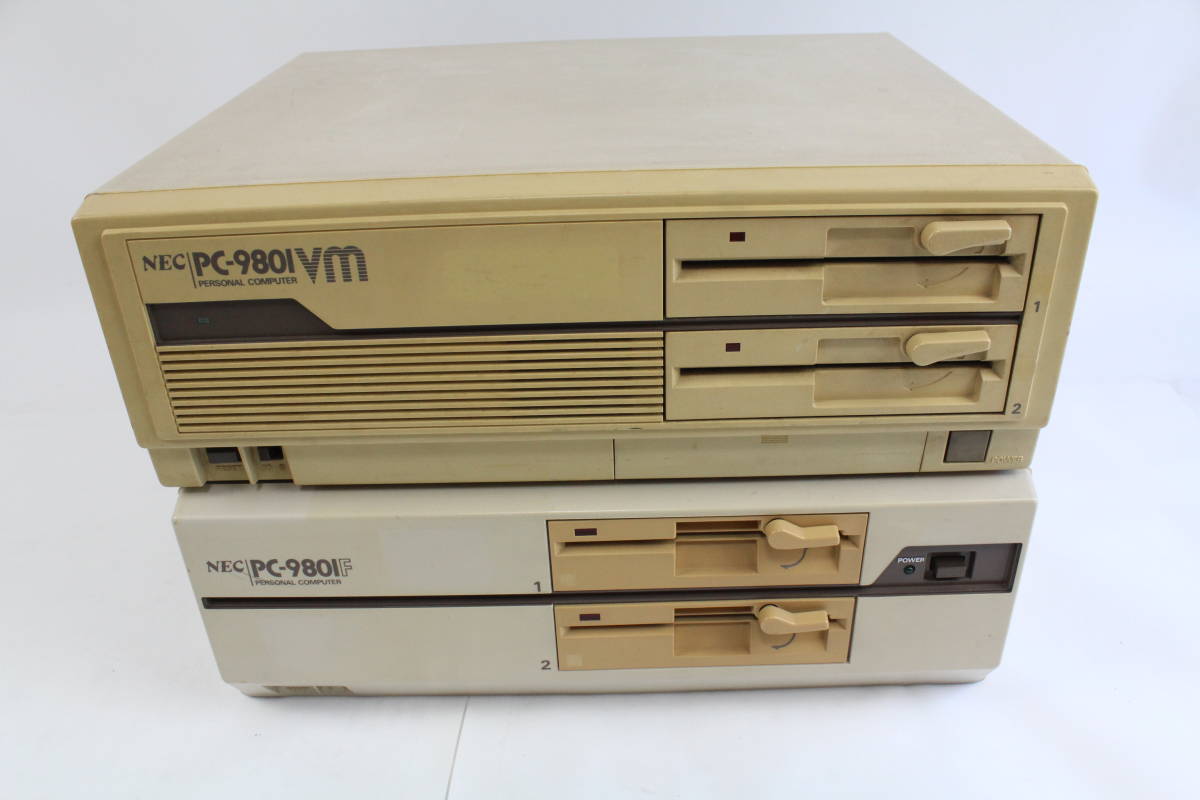 138★動作未確認★NEC PC-9801 VM / PC-9801F まとめ売り 2台セット 旧型 PC パソコン パーソナルコンピュータの落札情報詳細 - Yahoo!オークション落札価格 ...