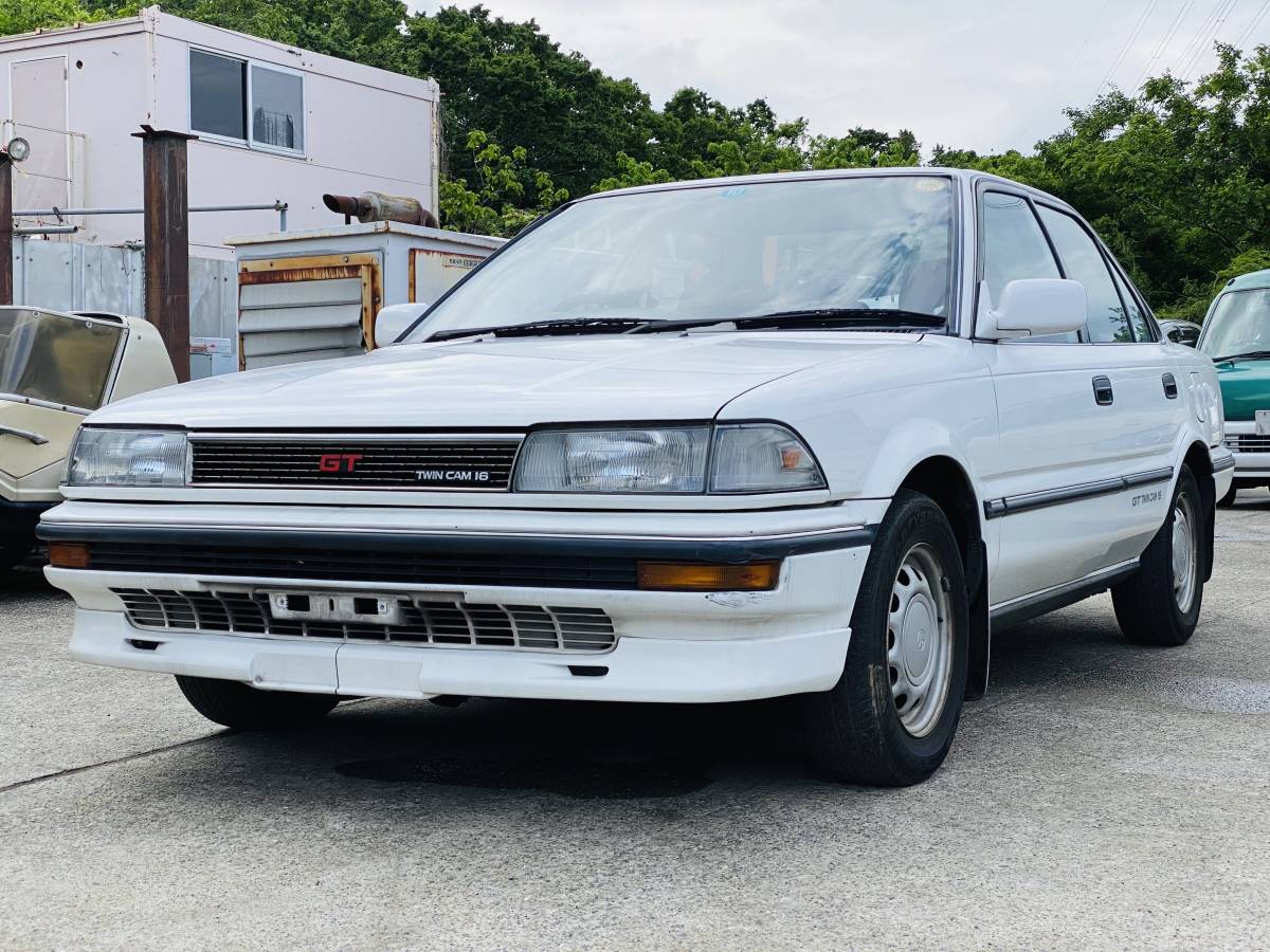 TOYOTA トヨタ カローラ セダン 4ドア GT TWIN CAM 16 マニュアル MT 昭和63年 6万キロ代 低走行距離 E-AE92 純正 ホイール 旧車 売り切りの落札情報詳細 ...