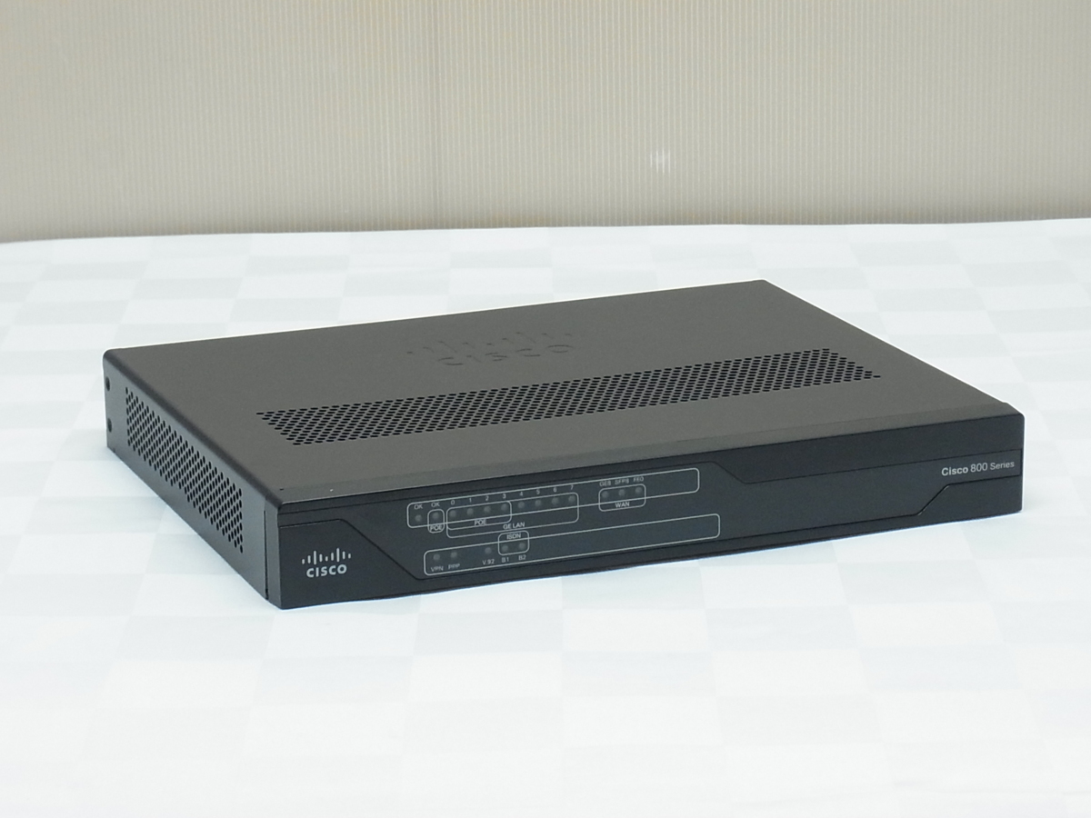 初期化済み CISCO/シスコ C891FJ-K9 V02 800シリーズ サービス統合型ルーター ACアダプタ付 【埼玉発送】の落札情報詳細 - Yahoo!オークション落札価格検索 オークフリー