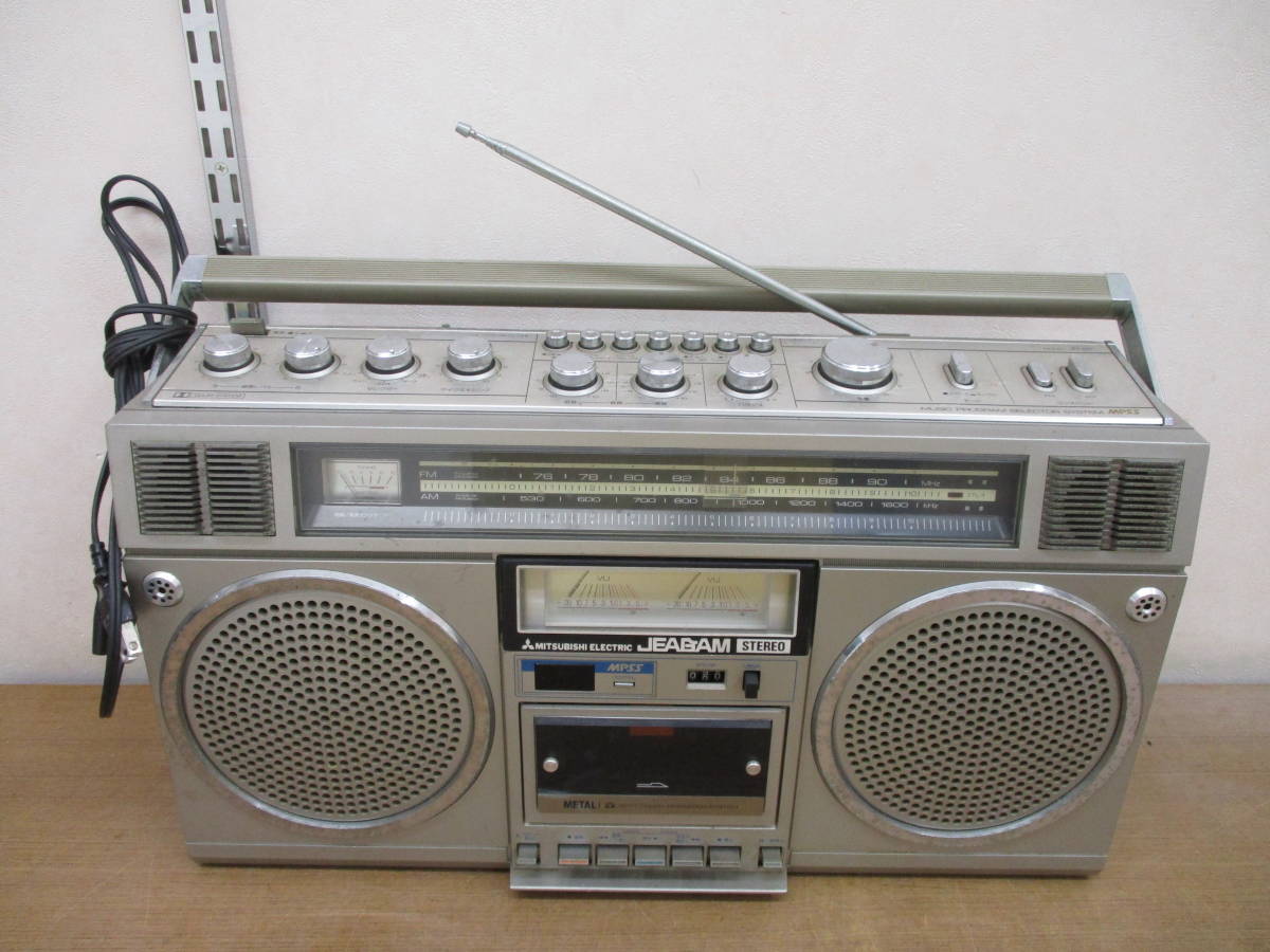 L812 MITSUBISHI JEAGAM JR-811 三菱ラジカセ 6/29・17の落札情報詳細 - Yahoo!オークション落札価格検索 オークフリー
