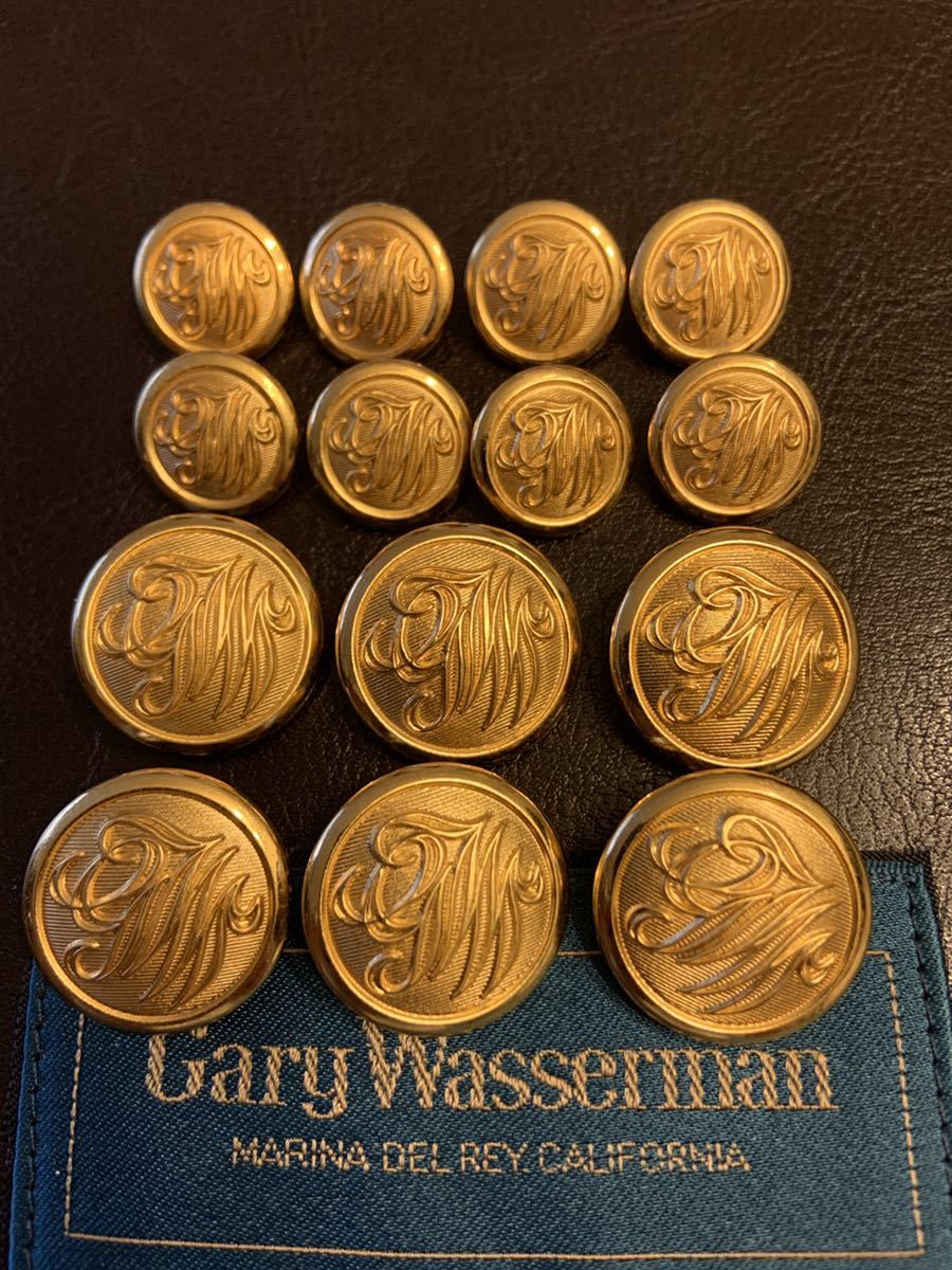 Gary Wasserman ゲイリーワッサーマン 金ボタンの落札情報詳細 - Yahoo!オークション落札価格検索 オークフリー