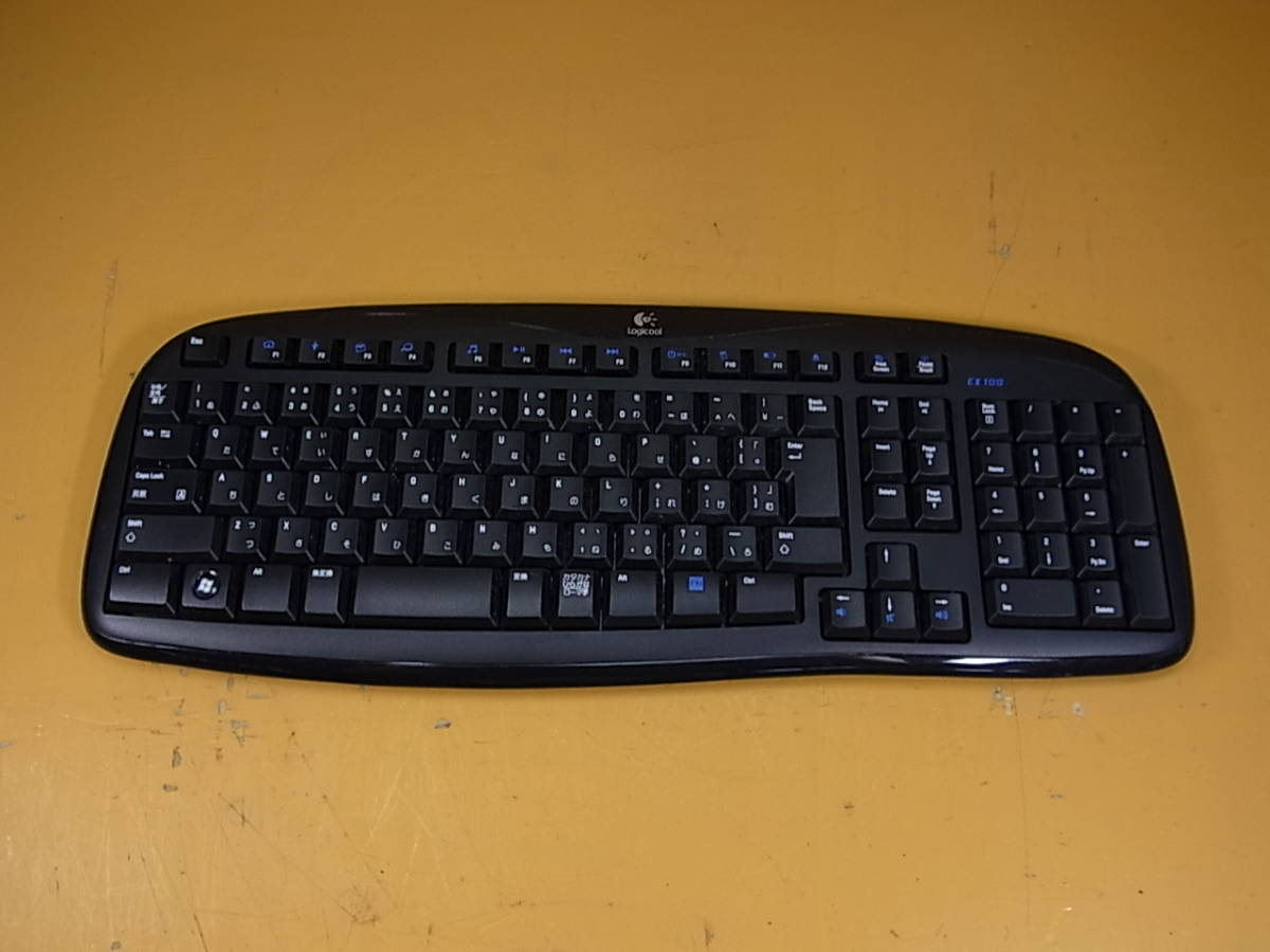 Yd/202☆ロジクール Logicool☆ワイヤレスキーボード☆Cordless Desktop EX100☆Y-RBH94☆動作不明☆ジャンクの落札情報詳細 - Yahoo!オークション ...